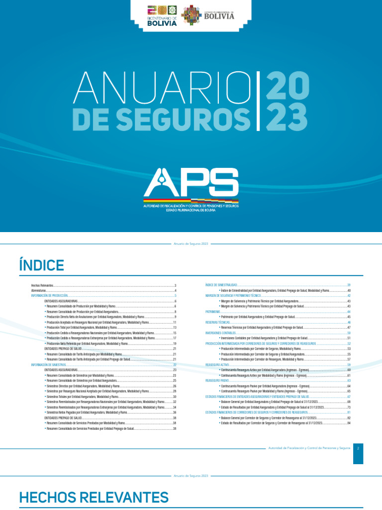 Gestion 2023 | PDF | Seguro | Reaseguro