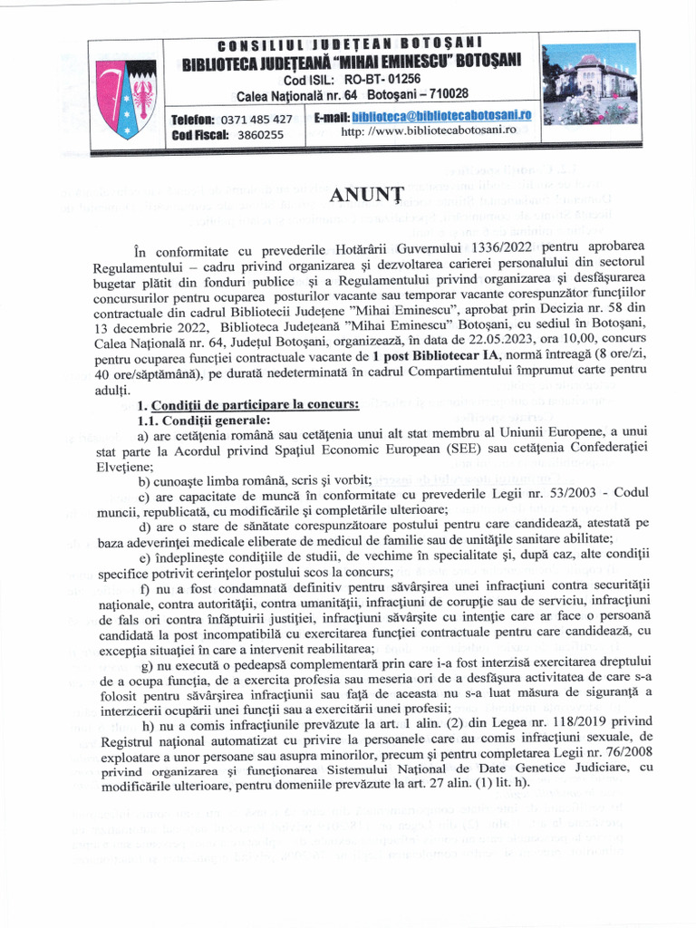 Anunt | PDF