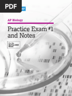 AP Biology Unit 1 Test | PDF | Chemical Bond | Nucleic Acids