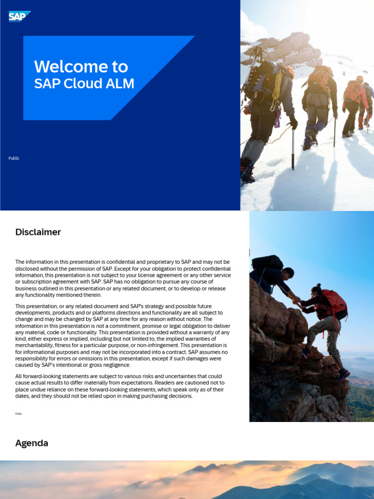 SAP Cloud ALM Overview and Benefits | PDF | Cloud Computing | Business ...