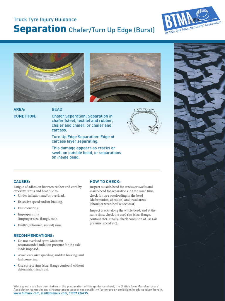 CJ536 Separation Chafer Turn Up Edge Burst | PDF
