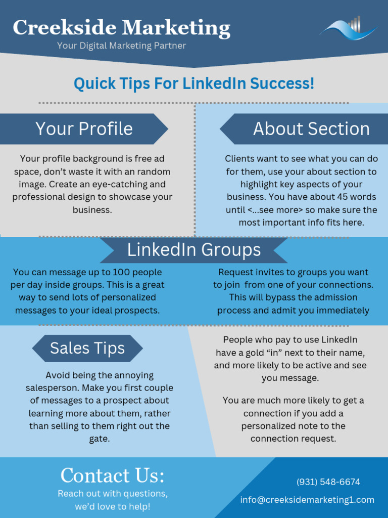 Linkedin Tips | PDF | Career & Growth | Business