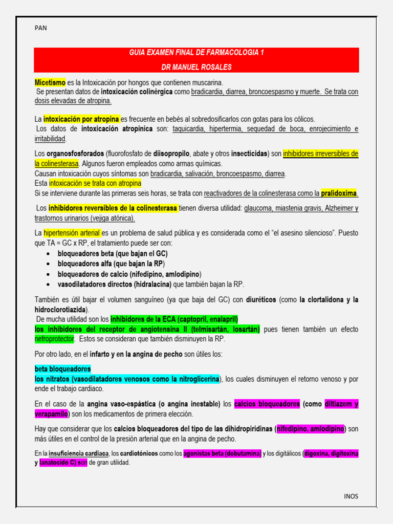 Final de Farma | PDF | Dopamina | Antipsicótico