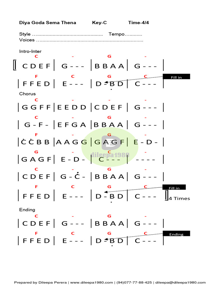 Lesson #3-Diya Goda Sema Thena | PDF