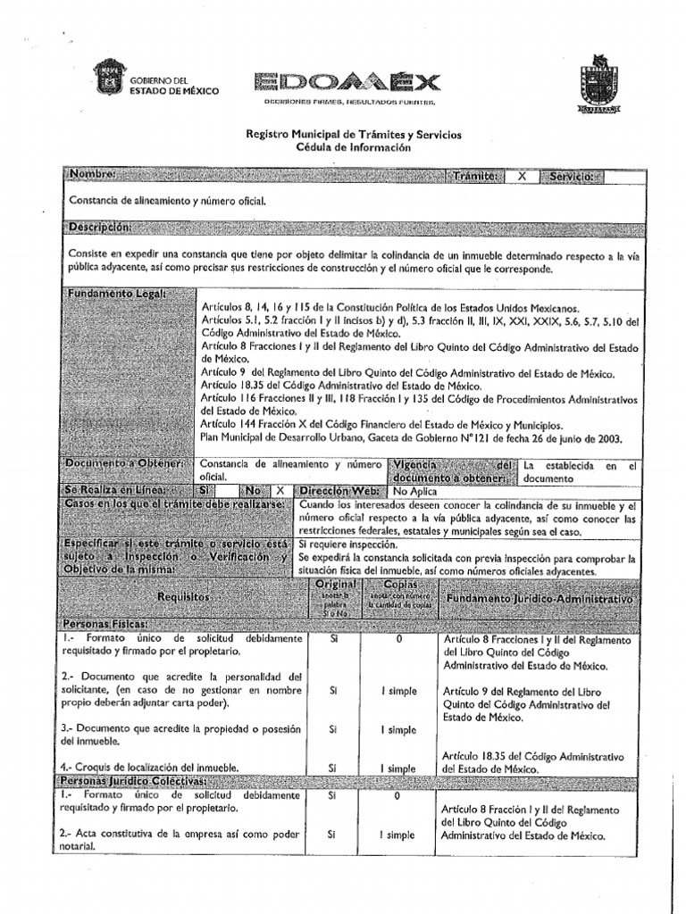 Alineamiento Id 6017 | PDF