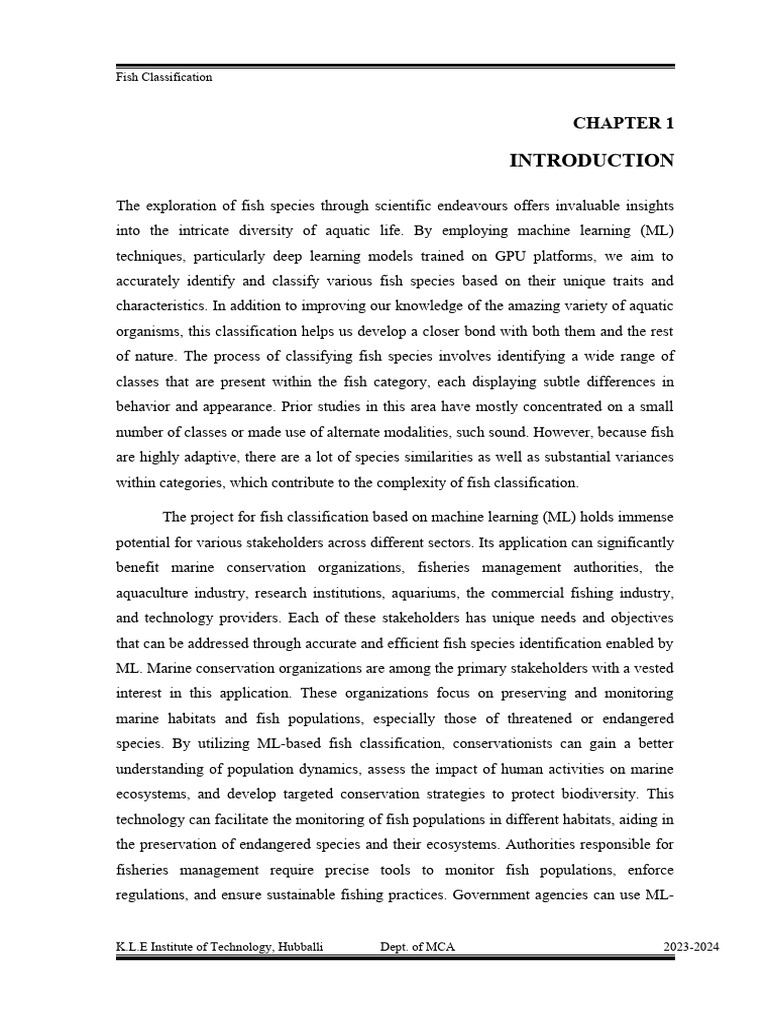 Fish Up To 5ch Pdf Conservation Biology Machine Learning