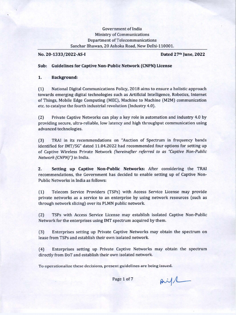 CNPN Guidelines 27062022 | PDF | License | Computer Network