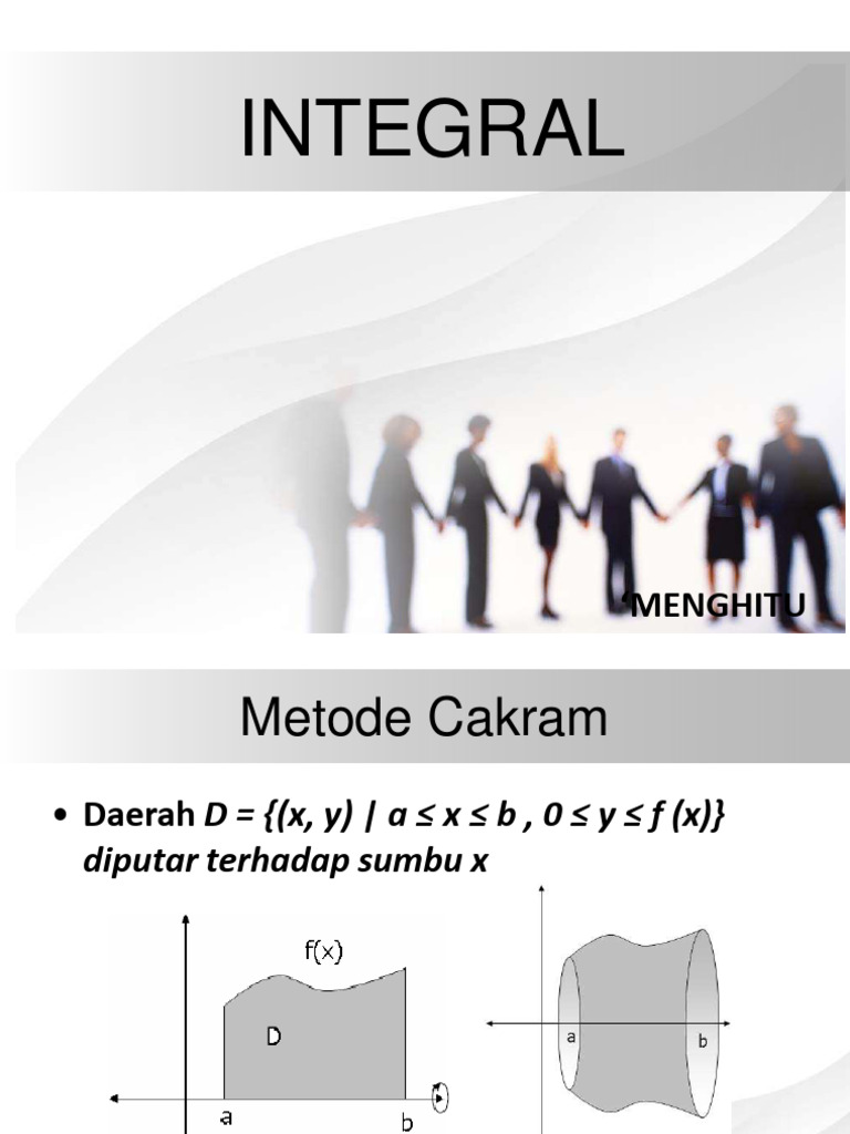 Menghitung Volume Dengan Integral | PDF