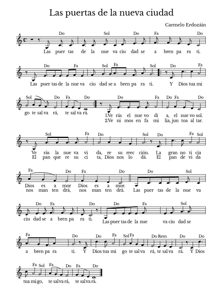 Las puertas de la nueva ciudad | PDF