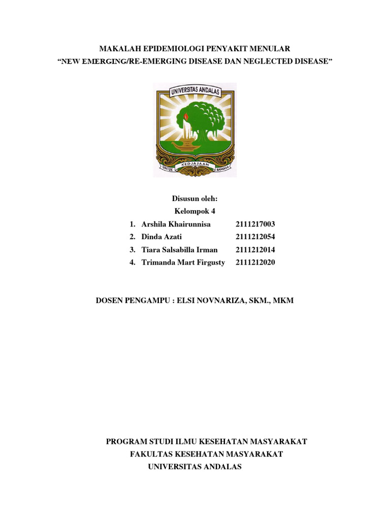 Makalah Epidemiologi PM - Kelompok 4 - A1 | PDF
