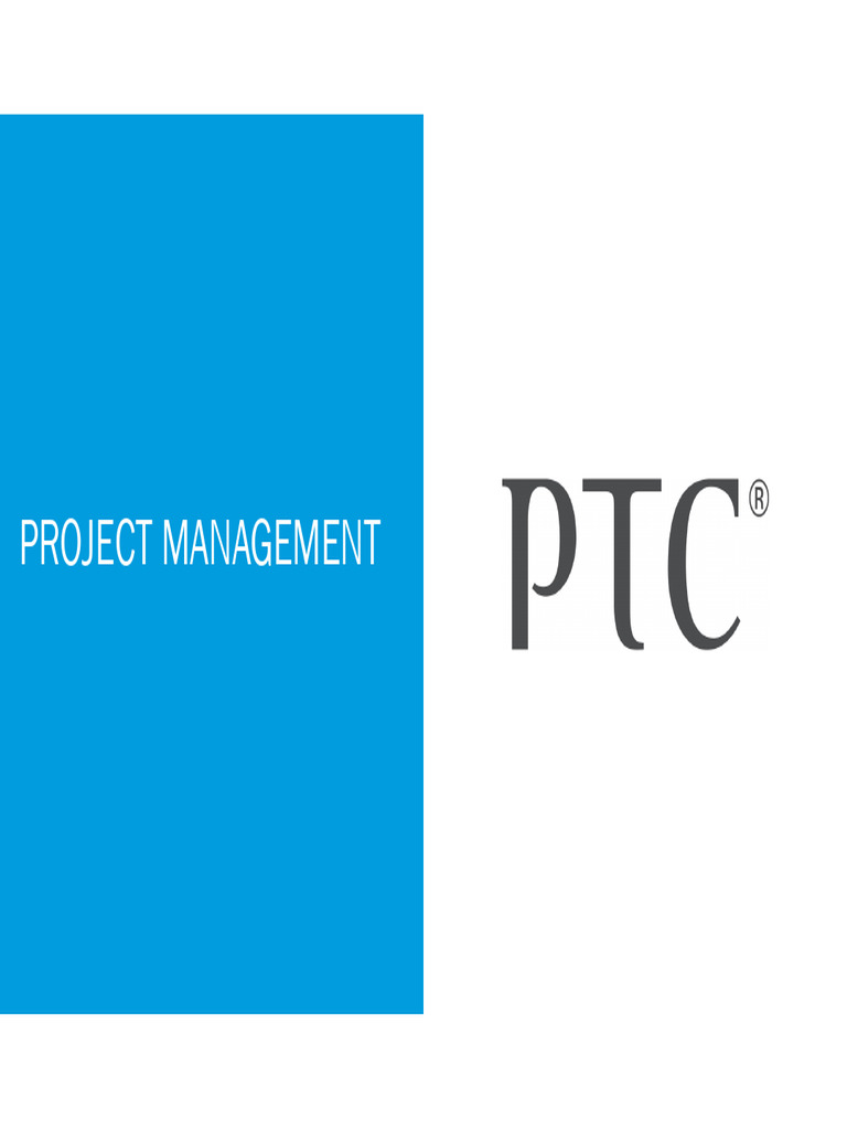 PTC Windchill Project Management Using ProjectLink | PDF | Project ...