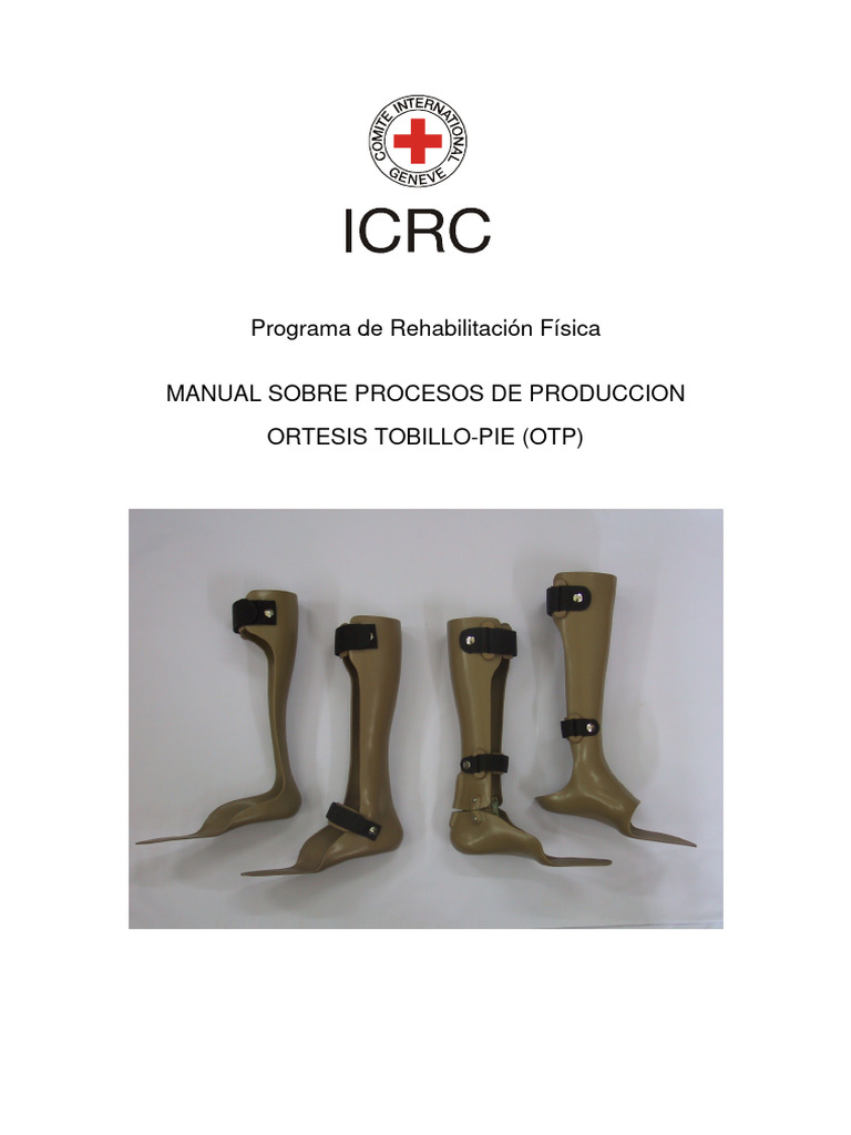 Manufacturing Guidelines AFO (ES) (1) | PDF | Pie | Tobillo