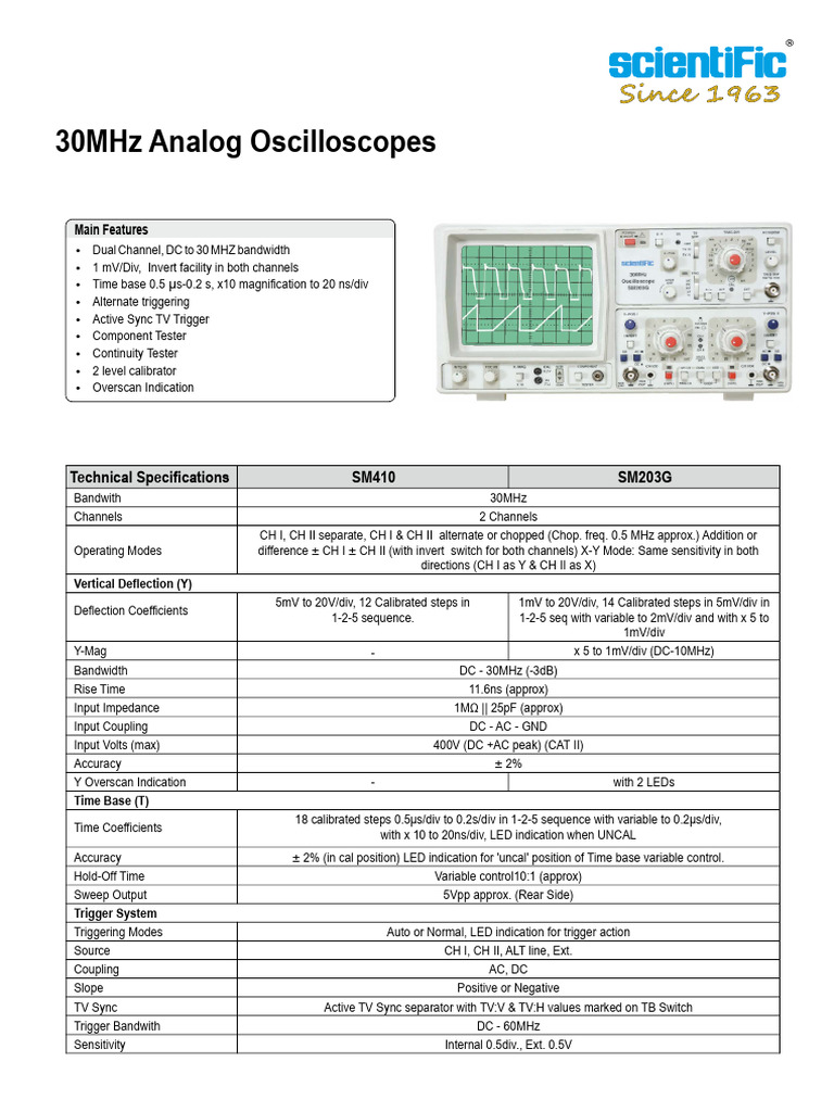 Oscilloscope | PDF | Electromagnetism | Electronics