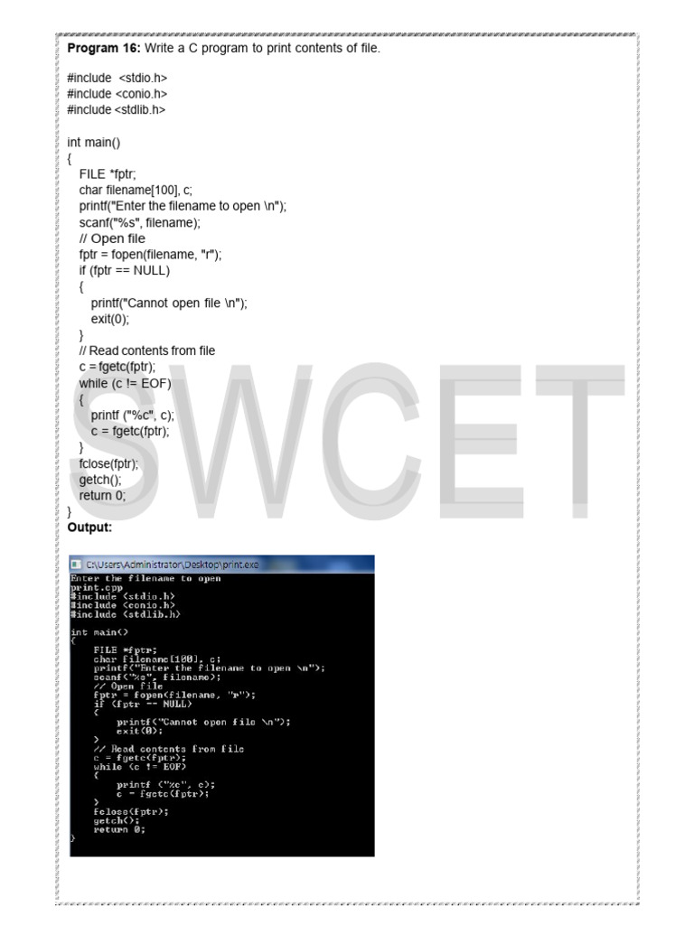 16 26 Programs | PDF | Algorithms And Data Structures | Computer Science