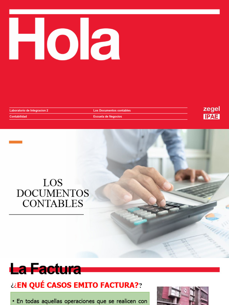 Sesion 4 - Los Documentos Contables | PDF | Factura | Cheque
