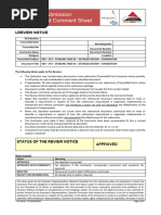 Comment Resolution Sheet Format | PDF