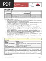 Document Review Comment Sheet | PDF | Written Communication | Business