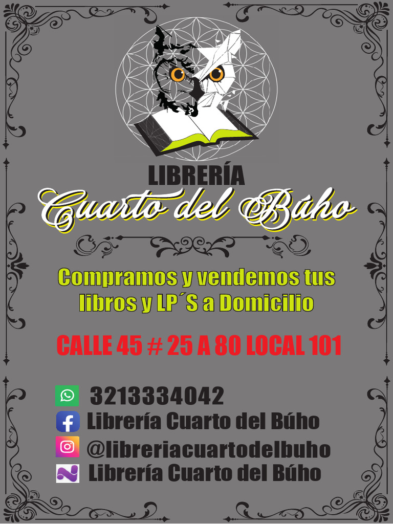 LIBRERIA CUARTO DEL BUHO Pendon | PDF