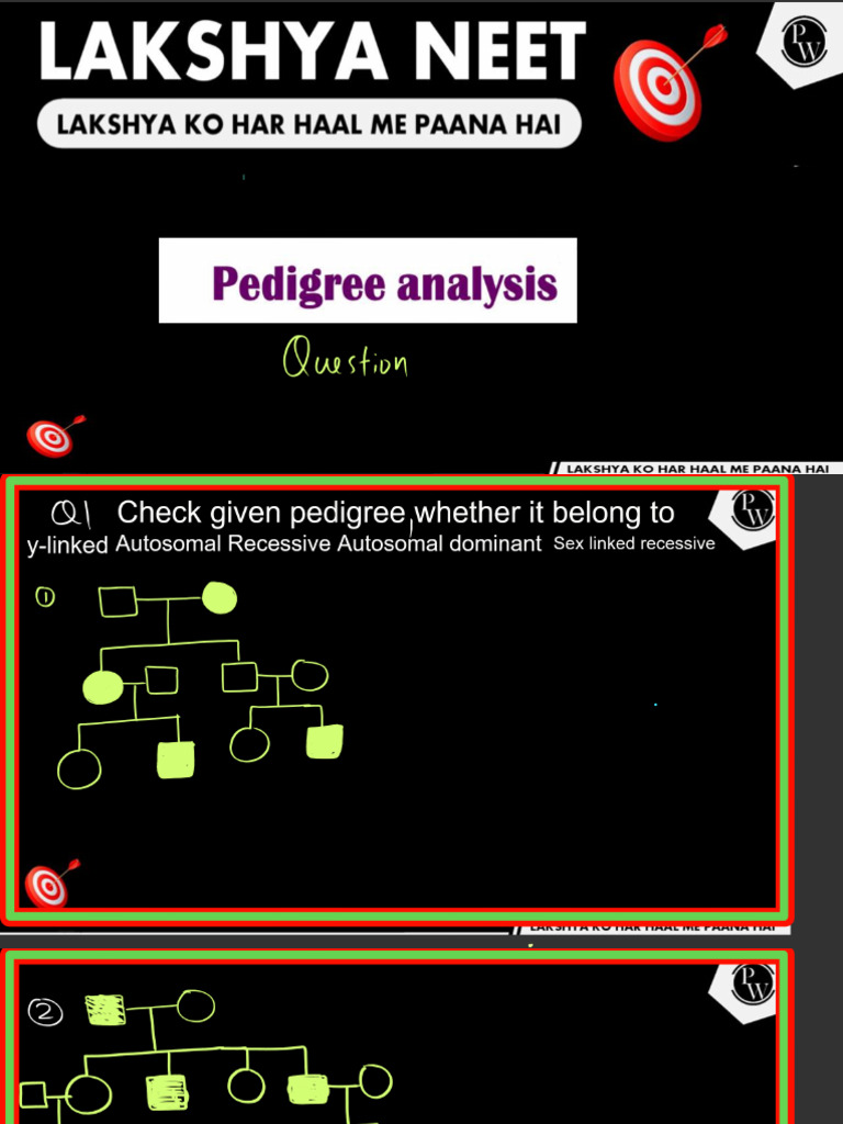 Principle of Inheritance & Variations _ DPP-10 (of Lec-15) | PDF