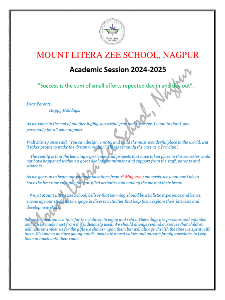 All About Summer Holidays | PDF | Homework