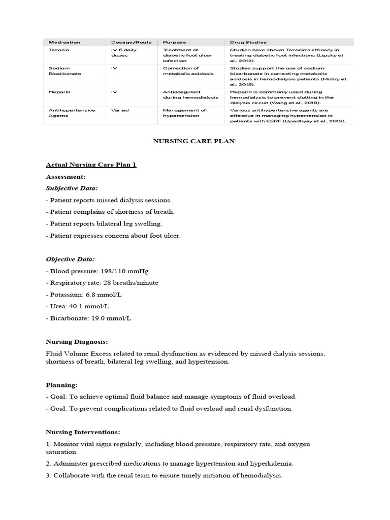 Ncp 1 Pdf Wound Diabetes Management