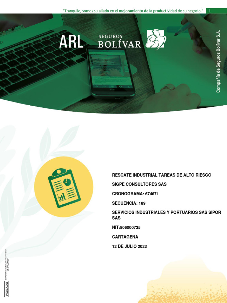 Informe Sipor Sas - Cro 674671 Sec 189 | PDF | Business