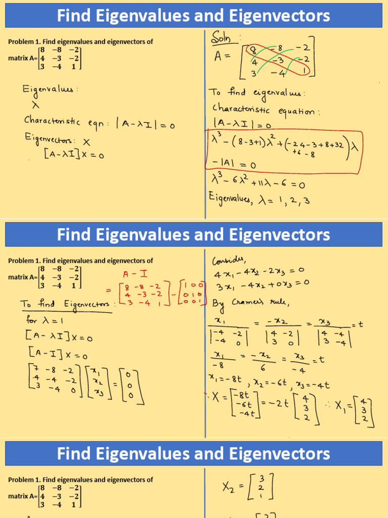 Revision Matrices and Probability | PDF | Eigenvalues And Eigenvectors | Matrix (Mathematics)