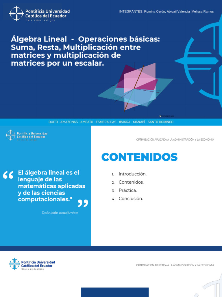 Reto 2c Presentación | Descargar gratis PDF | Matriz (Matemáticas ...