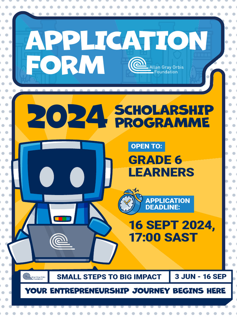 2024 Scholarship Application Form | Download Free PDF | Information ...