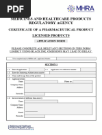 Certificate of Pharmaceutical Product (CoPP) | PDF | Over The Counter Drug | Food And Drug ...