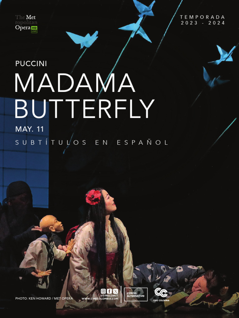 Programa de Mano - MADAMA - BUTTERFLY | PDF | Giacomo Puccini | Ópera