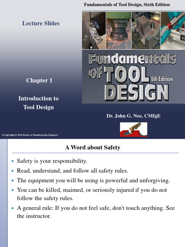 CH - 1 - Introduction To Tool Design | PDF | Steel | Heat Treating