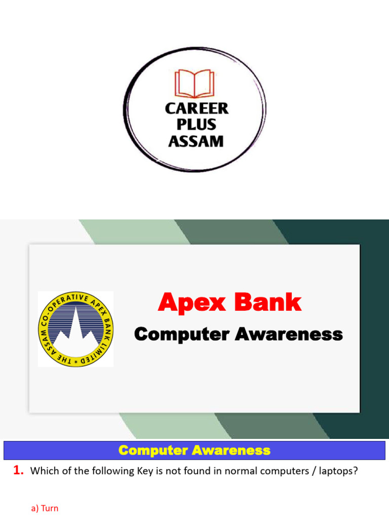 Computer Awareness | PDF | Software | Information Technology