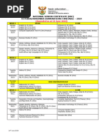 2024 NSC Final Grade 12 Exam Timetable | PDF | Educational Stages