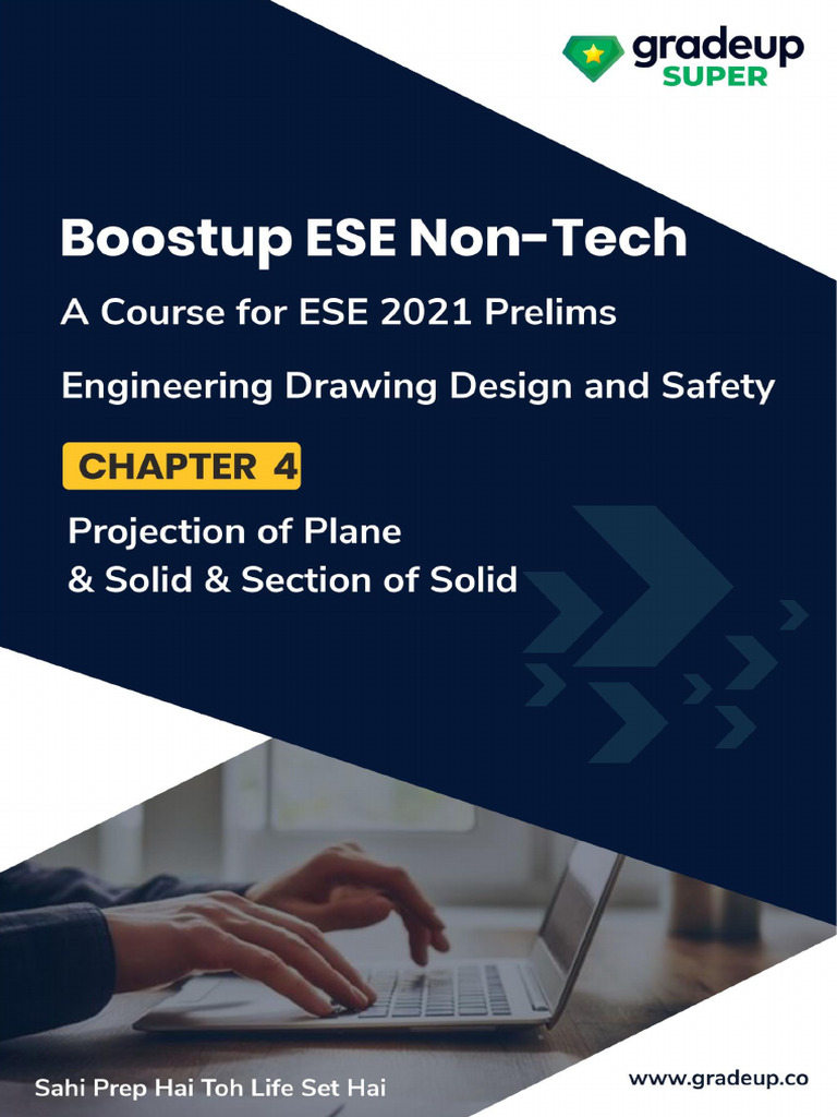 33 Chapter 4 Projection of Plane Solid Section of Solid Boostup Ese 321651755495341 | PDF ...