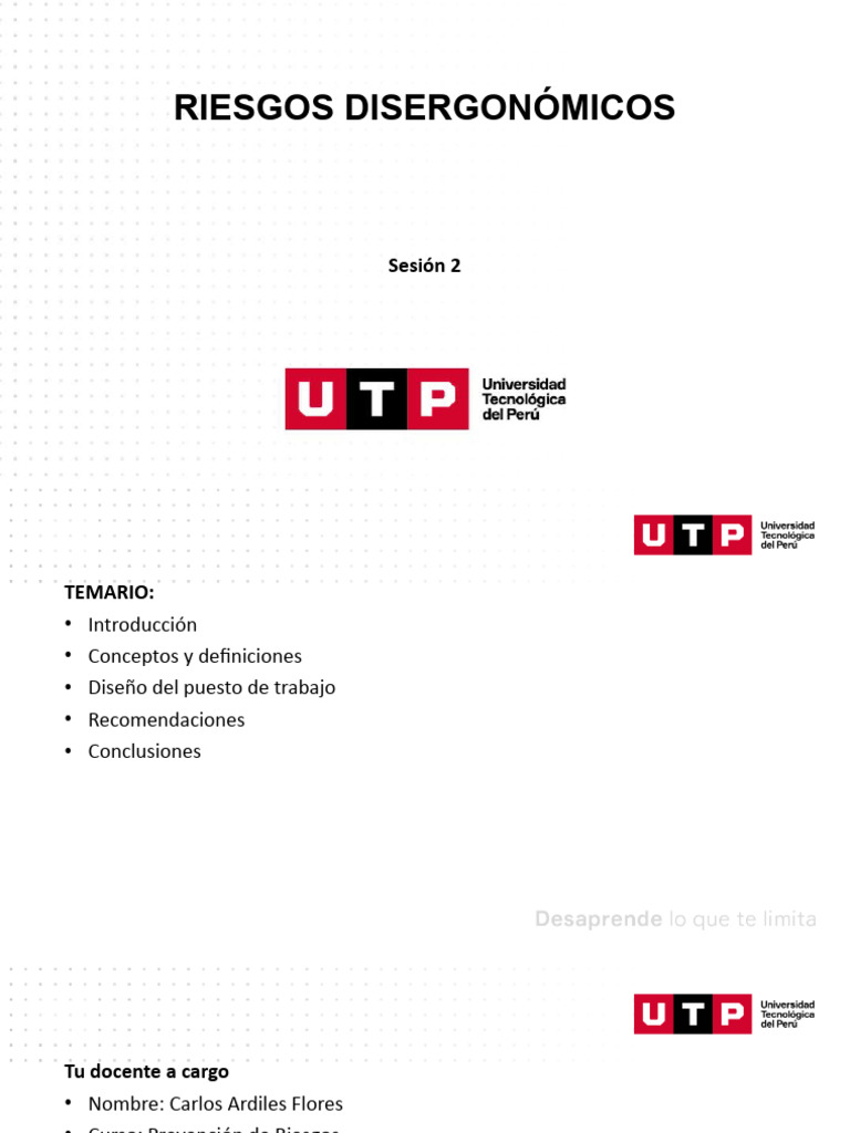S09 - s2-RIESGOS DISERGONOMICOS | PDF | Factores humanos y ergonomía | Hombro