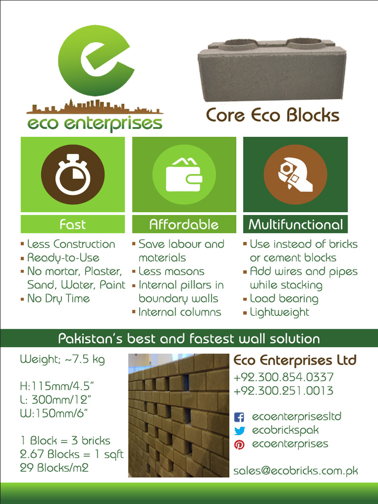 Cored Eco Block English | PDF