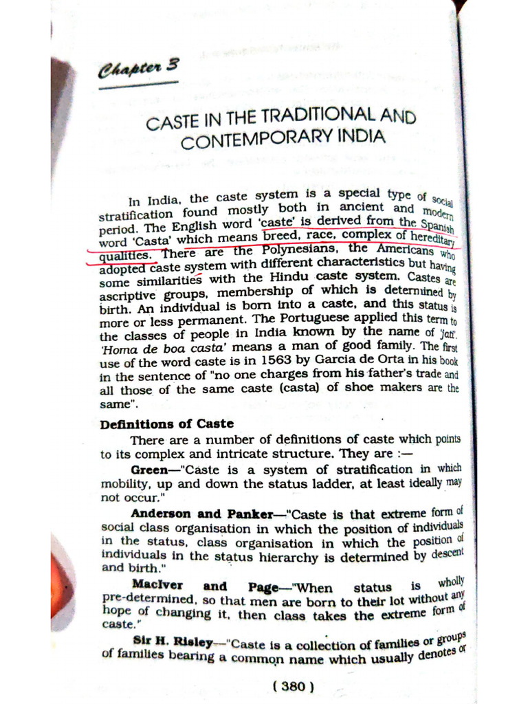 Caste System | PDF