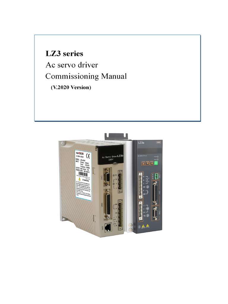 LZ3 Servo Driver Driver User Manual - Lanze | PDF | Parameter (Computer Programming) | Bit