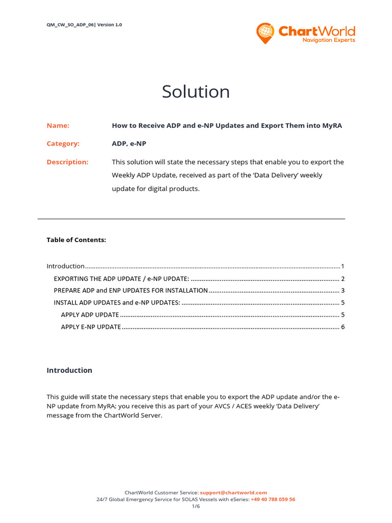 QM - CW - SO - ADP - 06 - How To Receive ADP and E-NP Updates and ...