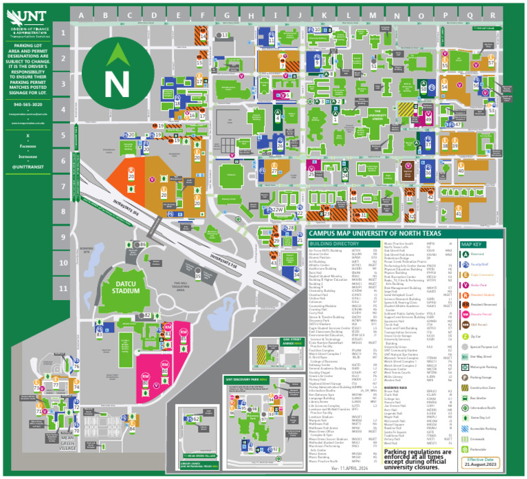 Unt Campus Parking | PDF