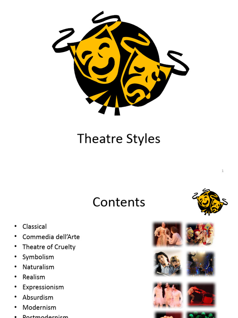 Theatre Styles Powerpoint Slides | PDF | Theatre | Realism (Arts)