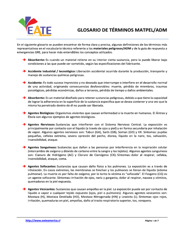 GLOSARIO DE TERMINOS | PDF