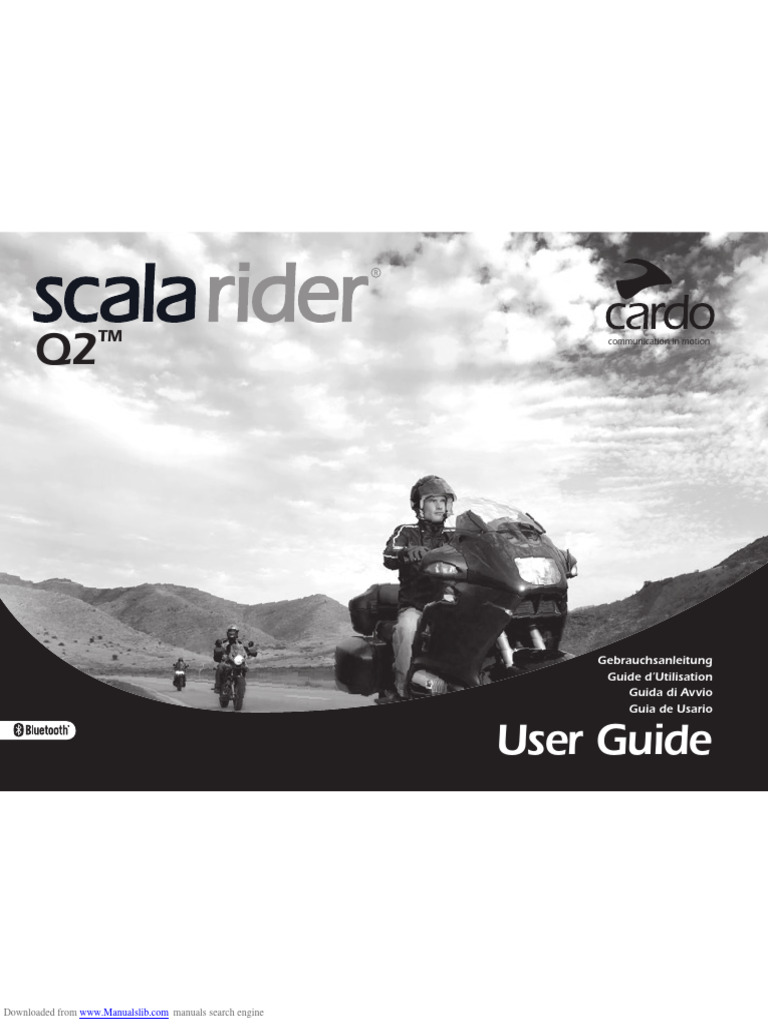 Scala Rider q2 User Guide | PDF | Bluetooth | Electromagnetic Interference