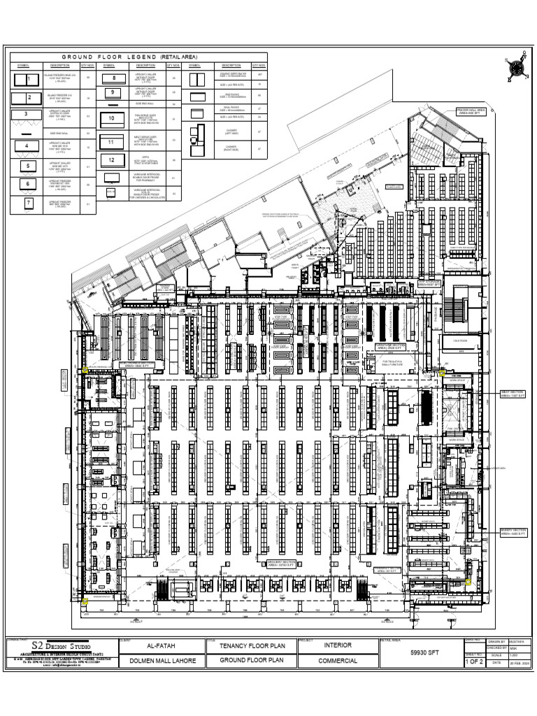 Ground Floor Legend (Retailarea) | PDF | Engineering Thermodynamics ...