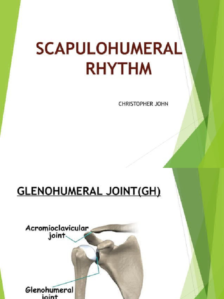 Scapulohumeral Rhythm PPT 151022470 | PDF