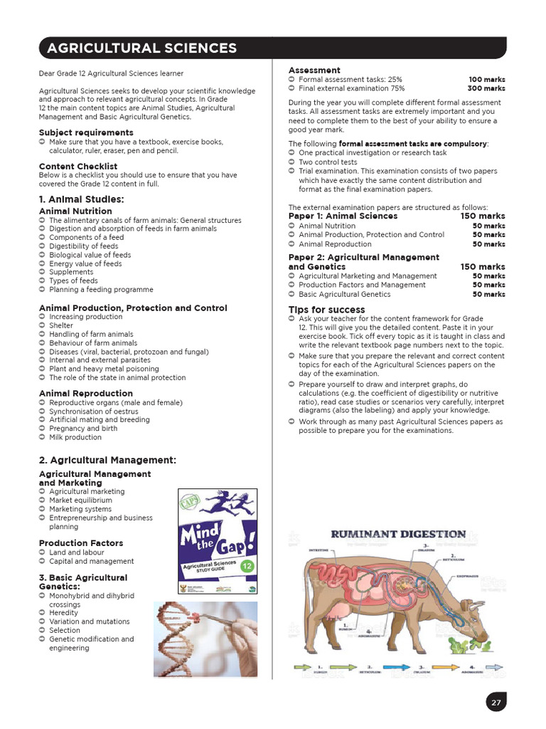 Agricultural Sciences | PDF | Science | Animal Testing