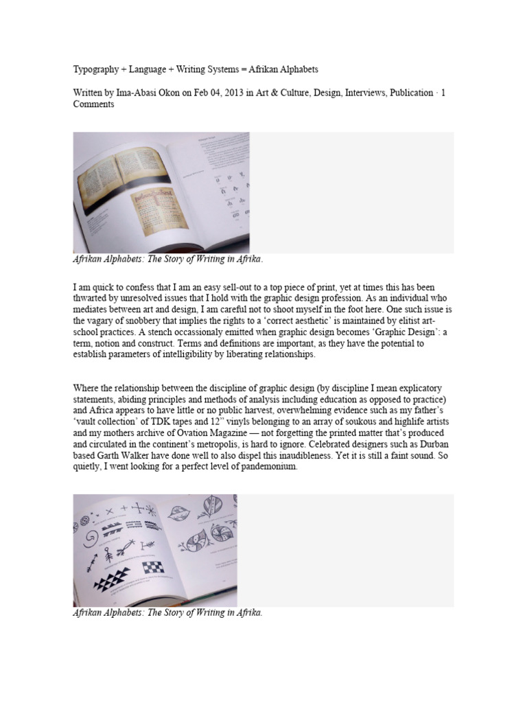 Adinkra III | PDF | Typefaces | Writing