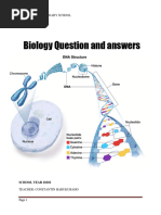 ACT Biology Practice Test DR Mai Abd El Salam 1 10 | PDF | Synapse ...