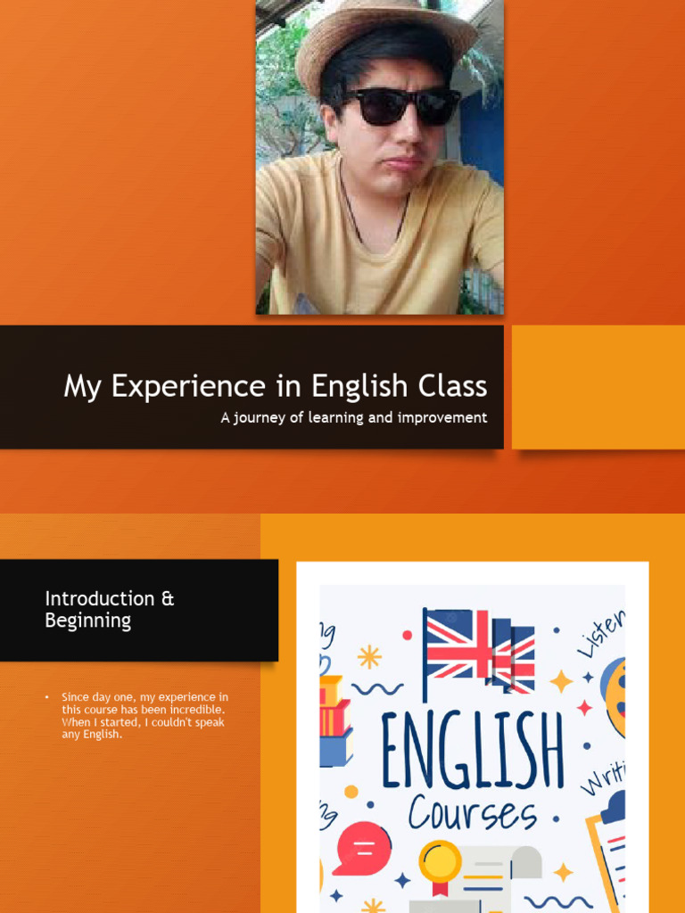 My English Class Journey: Growth & Challenges | PDF | Career & Growth ...